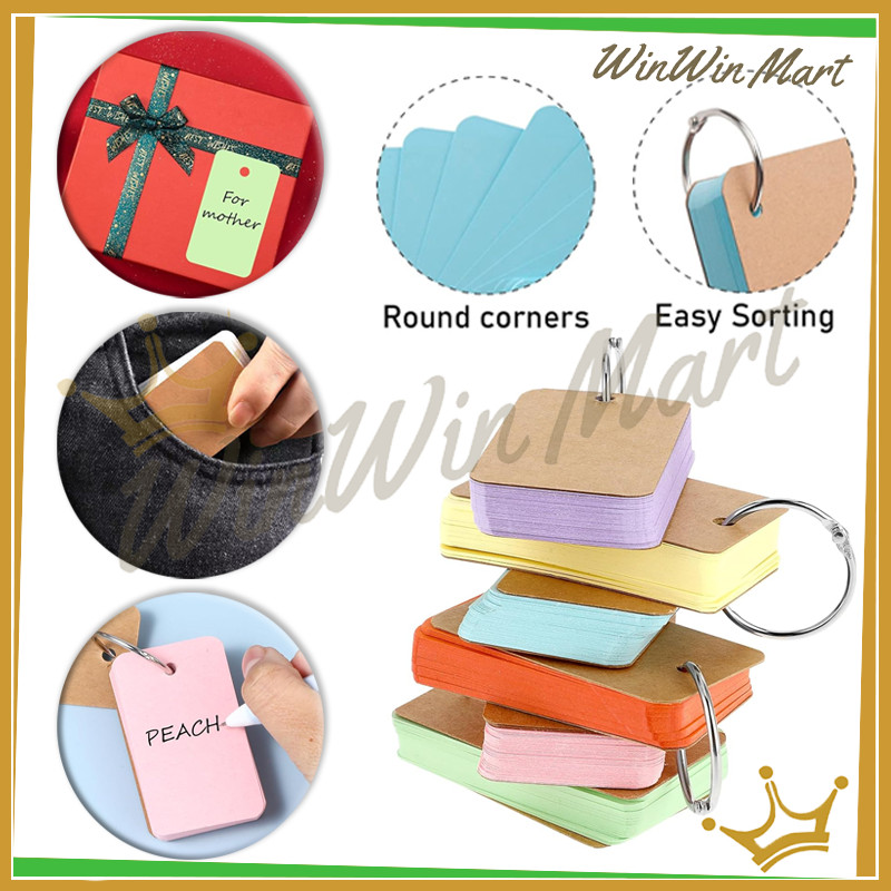 Jual Flash Card Polos 50 Lembar/Memopad Flash Card/Flash Card Papper ...