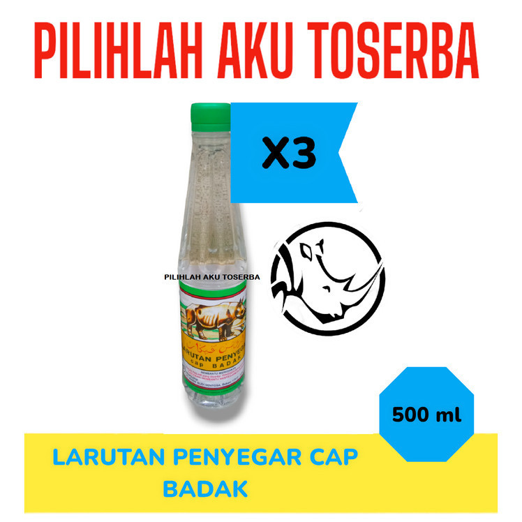 Jual Larutan Penyegar CAP BADAK Rasa ORIGINAL Botol Pet 500 ml - ( HARGA 3 Botol ) | Shopee ...