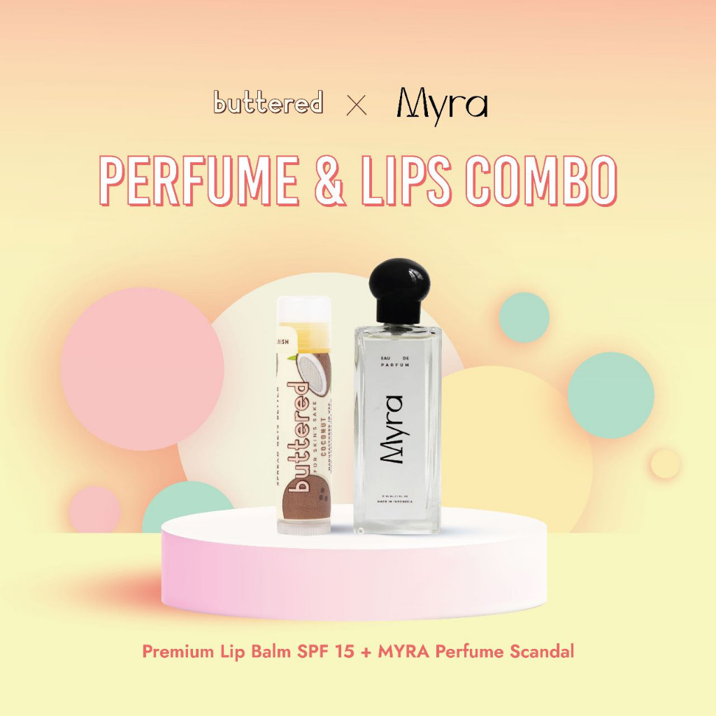 Jual Myra x Buttered - Lips & Parfume Combo | Shopee Indonesia