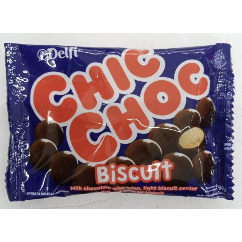 Jual Cokelat Biskuit Delfi Chic Choc Biscuit 40 Gram | Shopee Indonesia