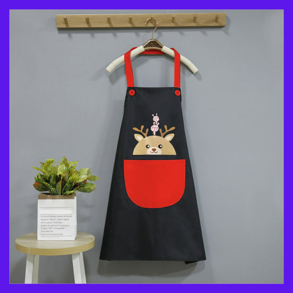 Jual TokoMaspul-Celemek Masak Apron Dapur Anti Air Model Kantong Pola ...