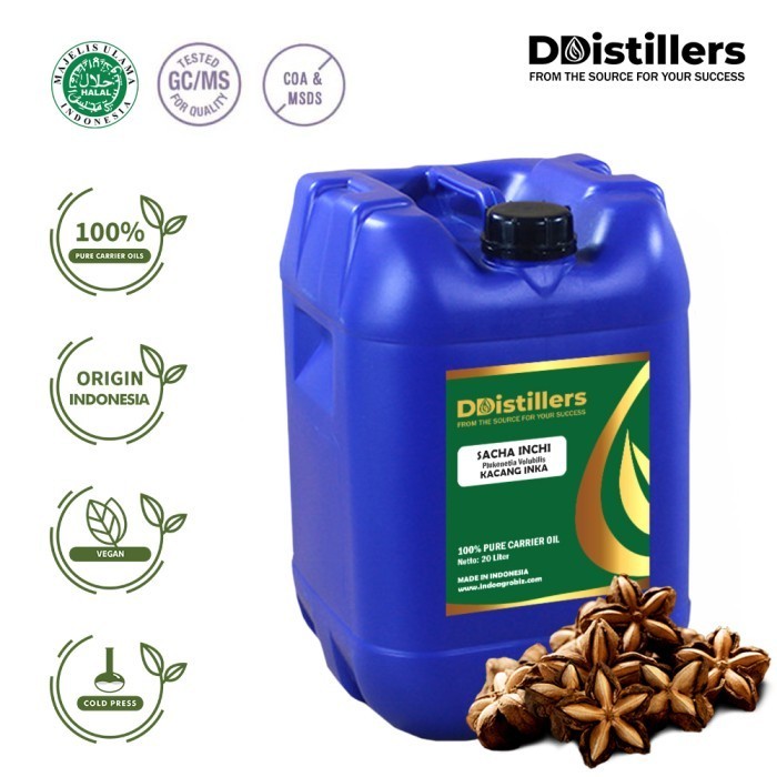 Jual Minyak Sacha Inchi / Kacang Inka Carrier Oil Pure 100%, 20L HDPE ...