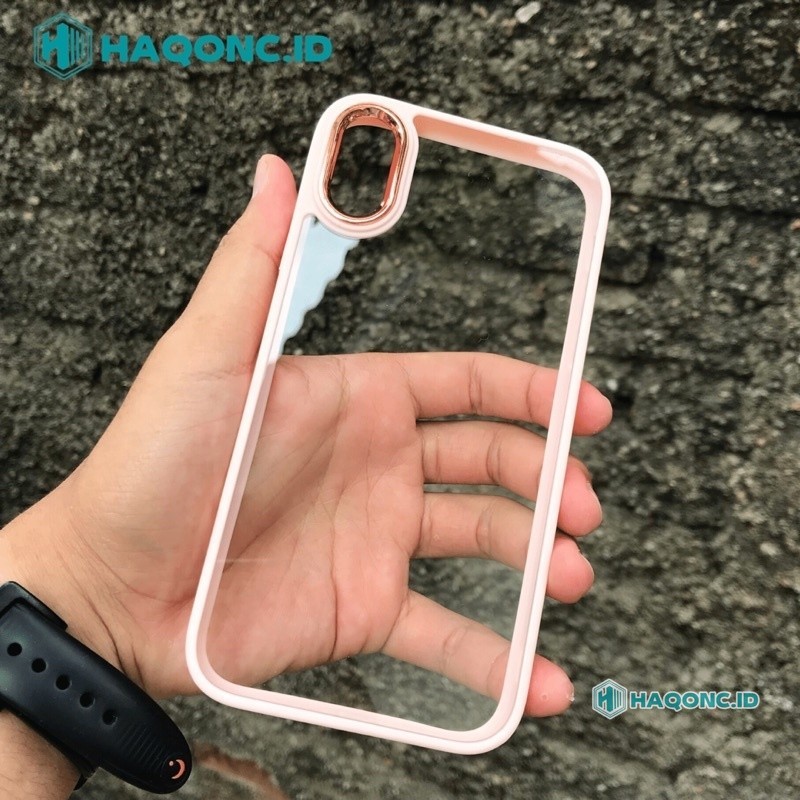 Jual Case Iphone XR Hybrid Bumper Liquid Bening Acrylik Tebal Transparan Best Seller Anti Jatuh ...