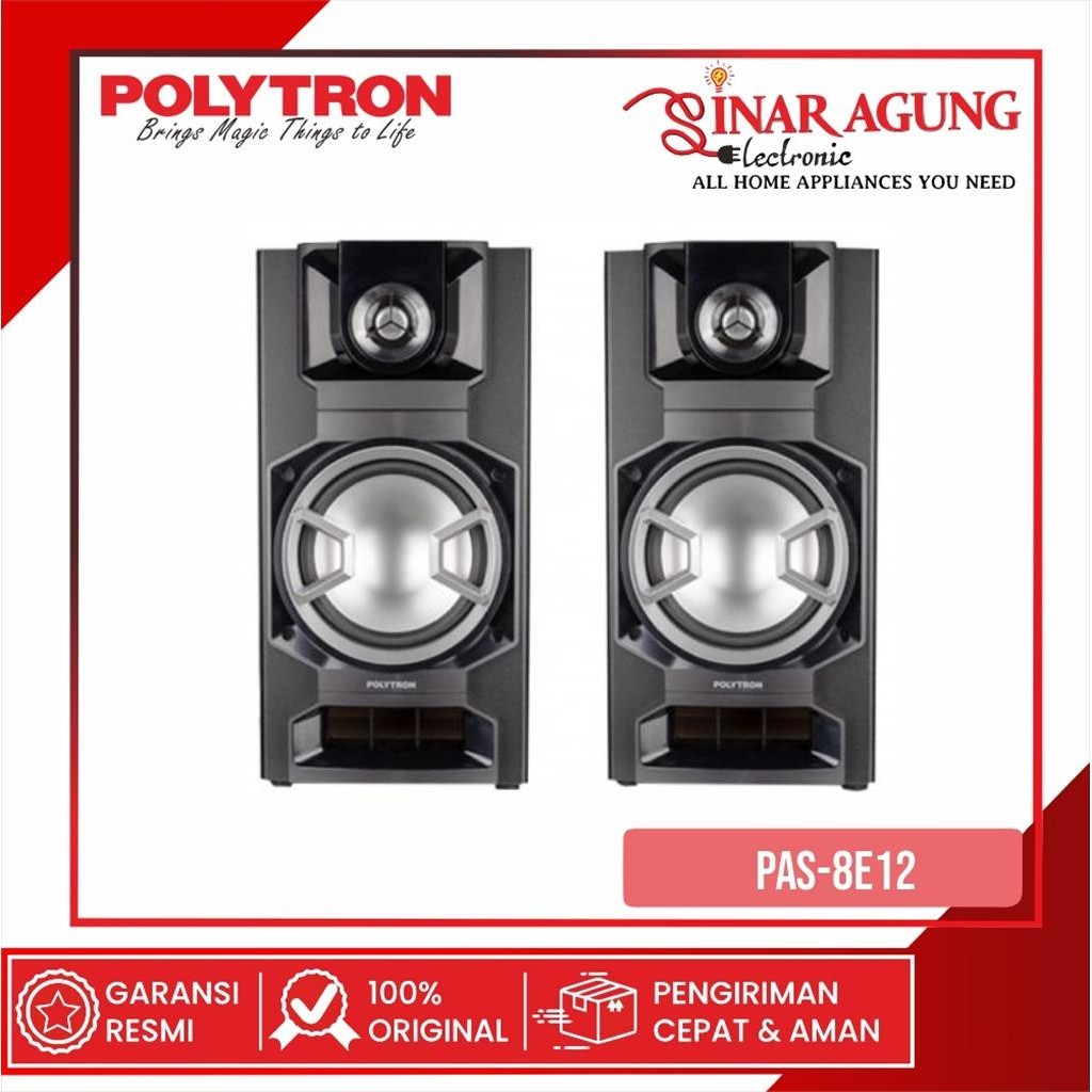Jual POLYTRON PAS8E12 / PAS-8E12 SPEAKER ACTIVE BLUETOOTH - GARANSI ...
