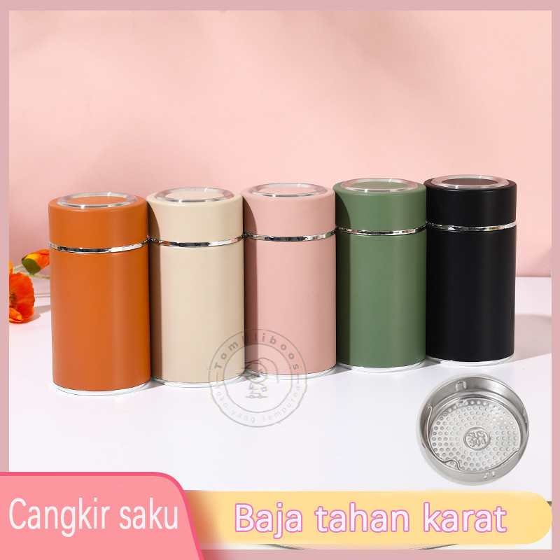 Jual 280ml Stainless Steel Termos Mini Vacuum Business Cup Insulated ...