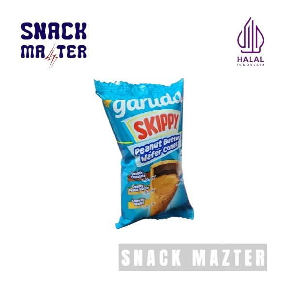 Jual Garuda Skippy Peanut Butte Wafer Cones - Netto 15gr | Shopee Indonesia
