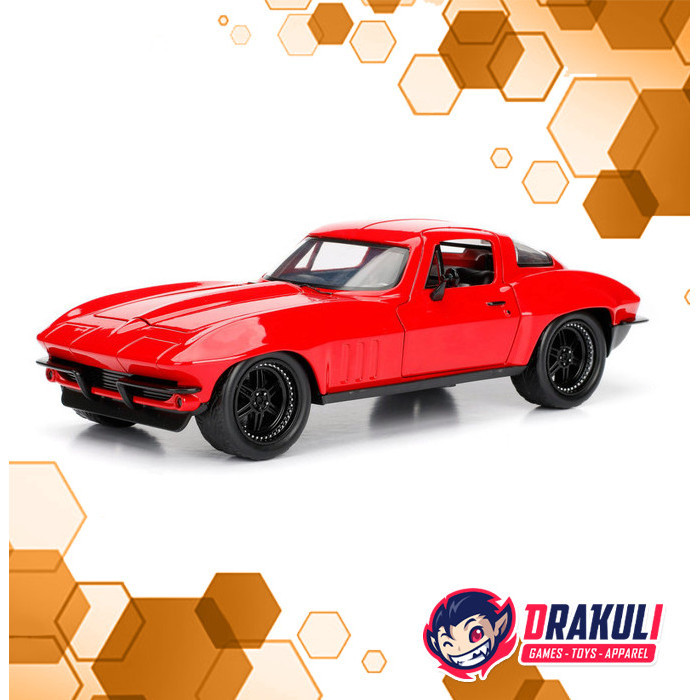 Jual Toys Jada 1:24 Fast & Furious Letty's Chevrolet Corvette (Red ...