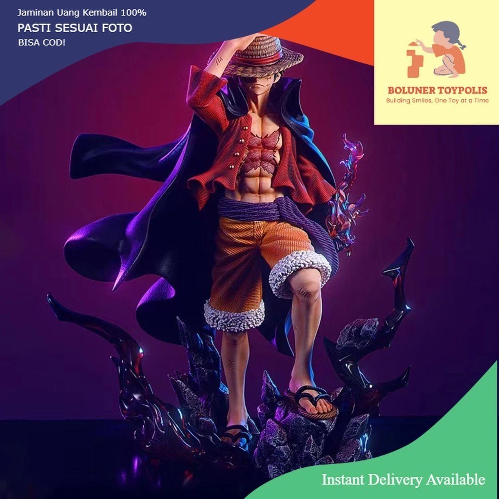 Jual Figure Luffy Yonko Diorama 25 CM BIG SIZE PVC ANIME ONE PIECE ...
