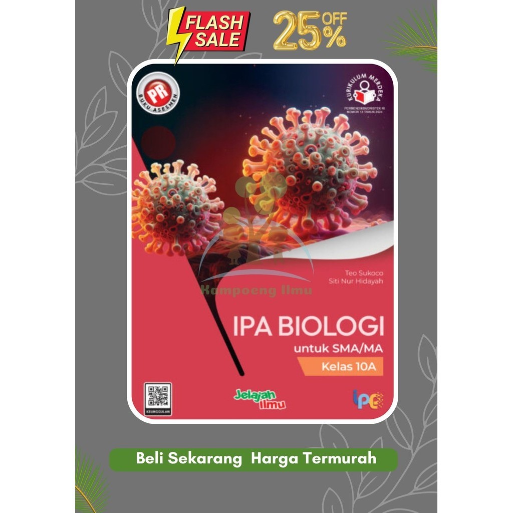 Jual Buku Pr/Lks Biologi Kelas 10/X SMA/Ma Semester 1 Kurikulum Merdeka Intan pariwara EDISI ...