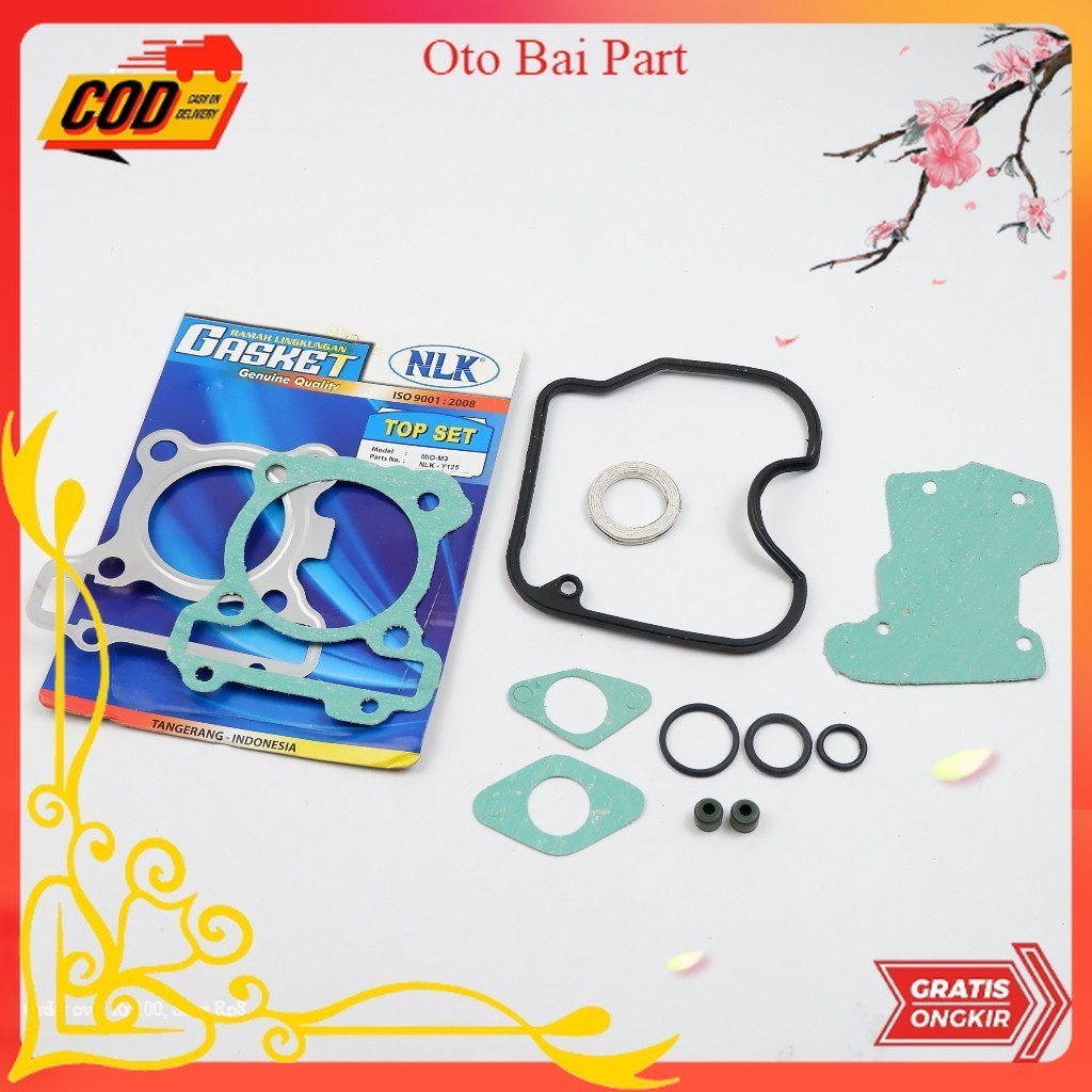 Jual Top Set Gasket kit Packing Blok Seher Yamaha Mio M3 - NLK-Y125 Part motor | Shopee Indonesia