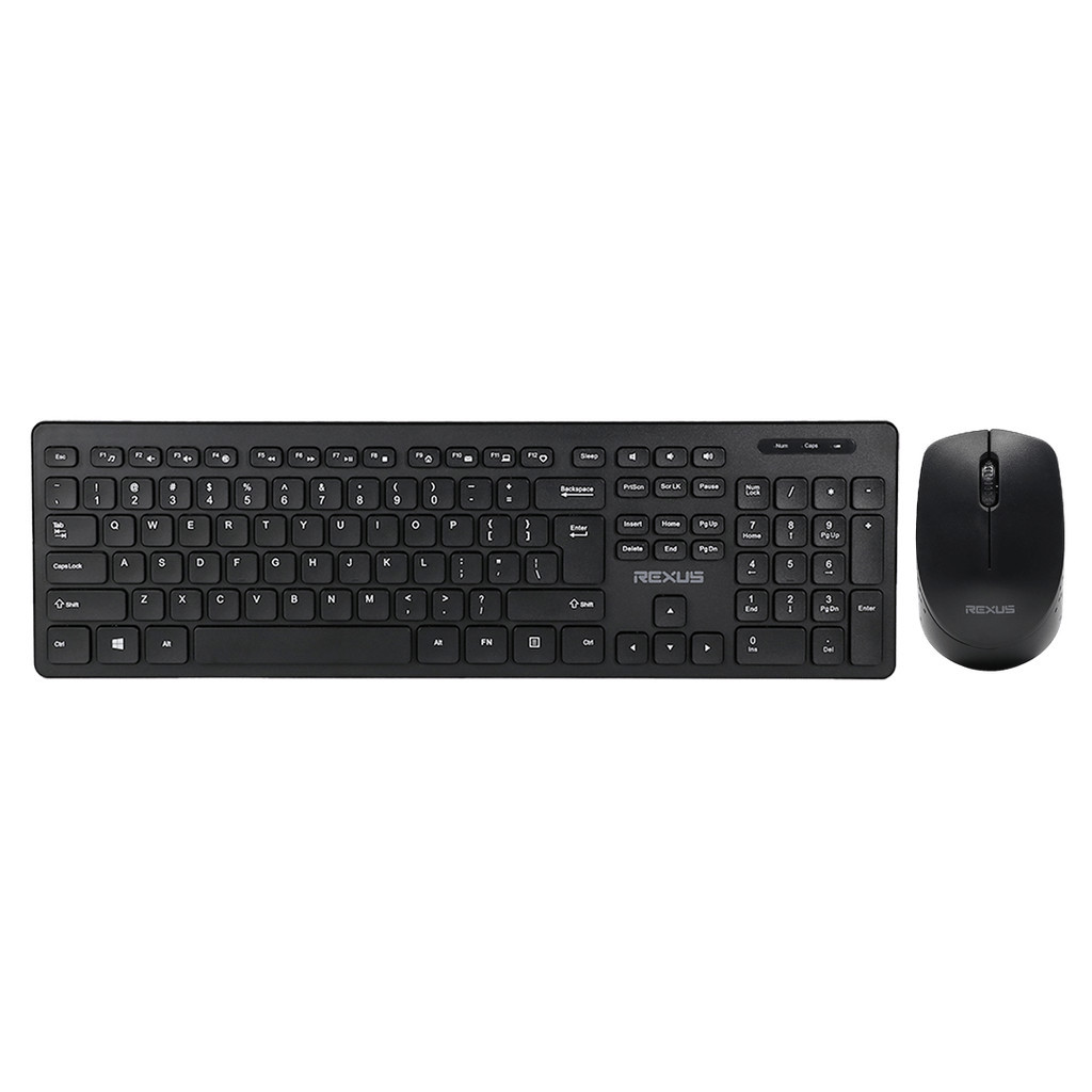 Jual Rexus KM-8 KM8 Bundle Combo Office Keyboard + Mouse Wireless ...