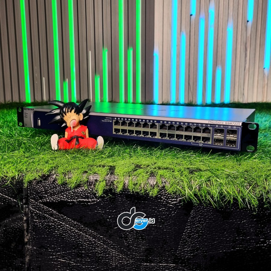 Jual NETGEAR ProSafe GSM7224 V2H1 24 Port Gigabit Managed Switch ...