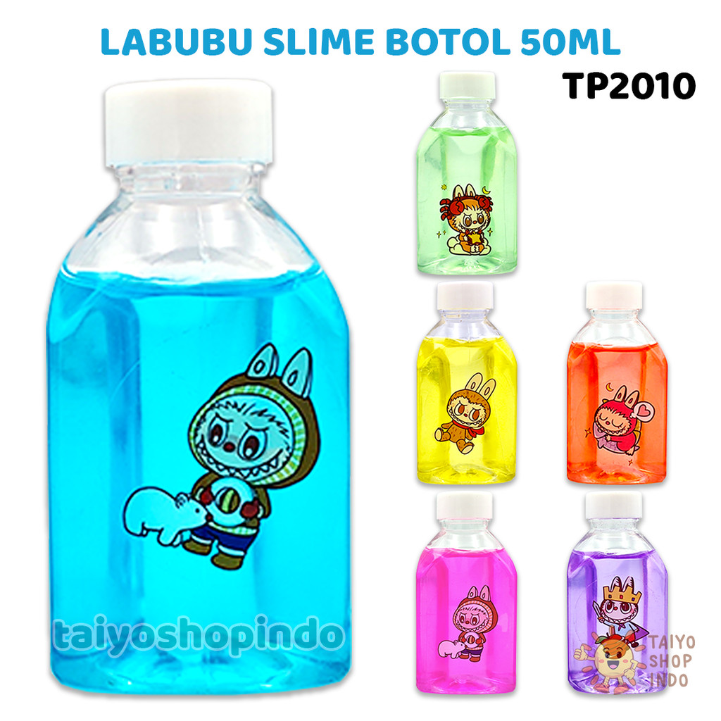 Jual TAIYO Labubu Slime Botol 50 60 70ml Slimy Bottle Colorful Kenyal ...