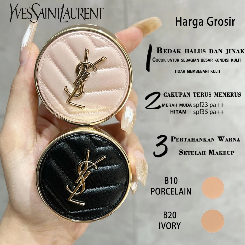 Jual 【cuci gudang】YSL New Cushion Encre De Peau Luminous Matte Cushion ...