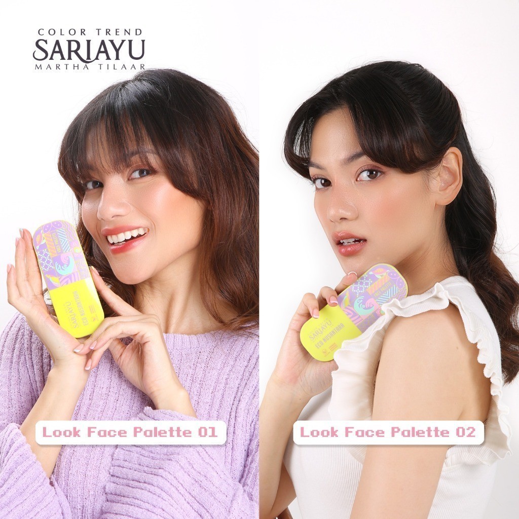 Jual Sari Ayu Color Trend Face Pallete | Merah Jingga Official | Shopee ...