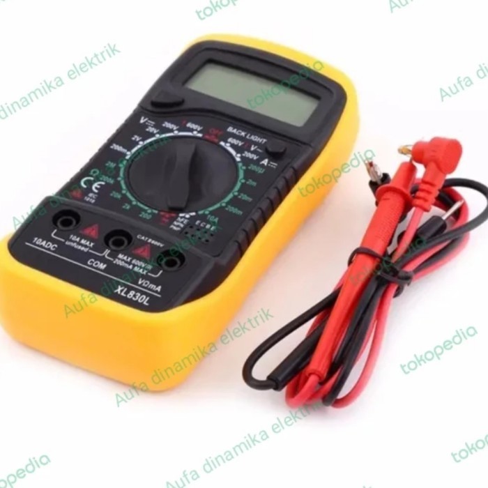 Jual Digital Multimeter Buzzer XL830L Avometer Multitester Digital ...