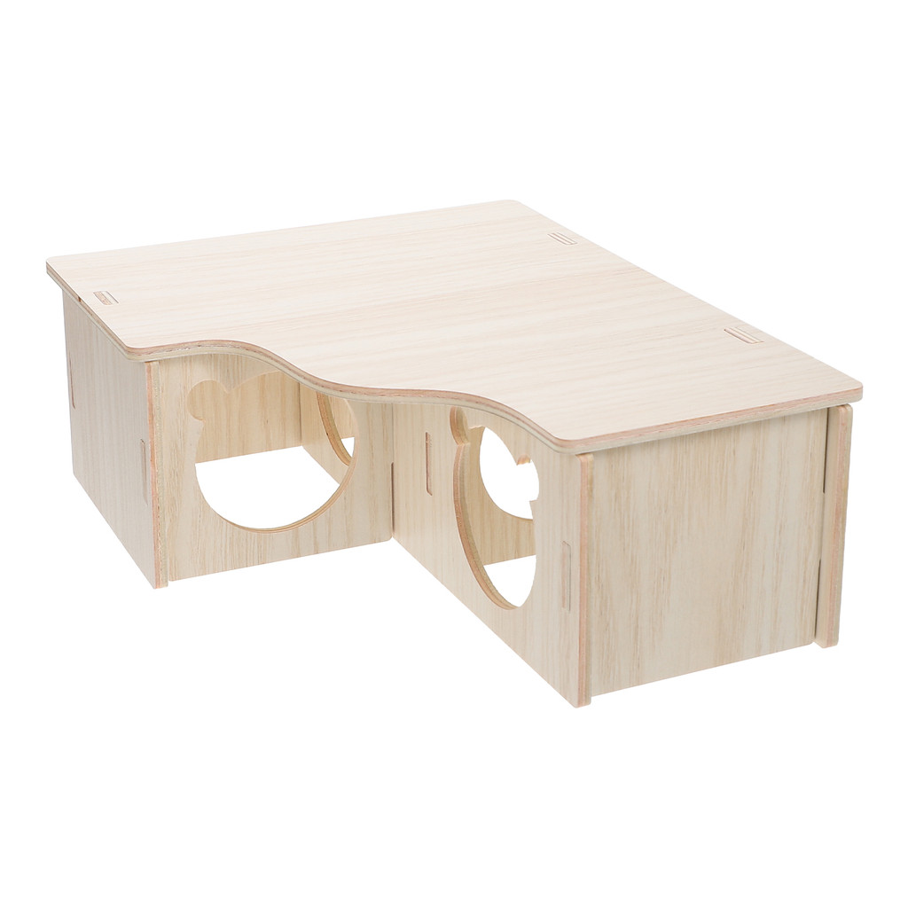 Jual Guinea Pig Hamster House Toys Maze Cages Tubes Wooden Chinchilla ...