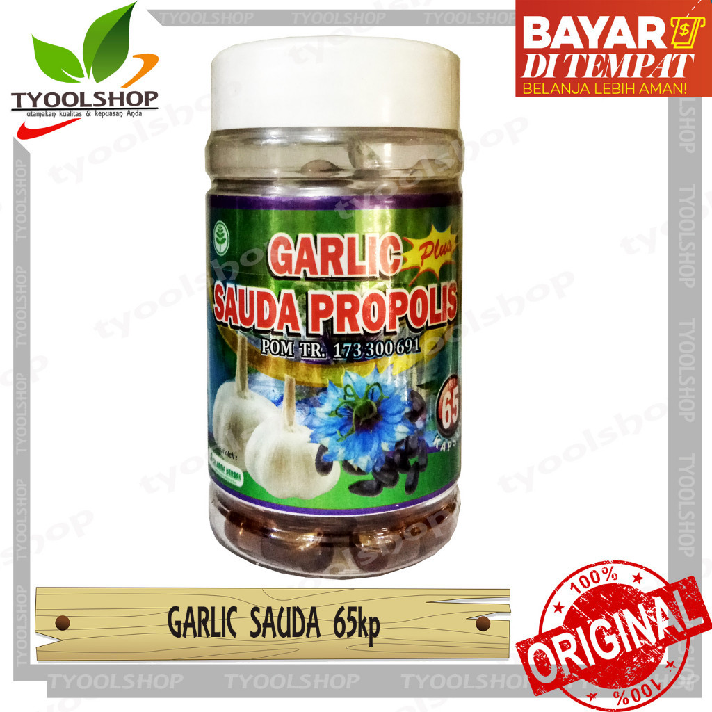 Jual INBUY MART - Garlic Sauda Plus Propolis 4 in 1 - 65 Kapsul ...