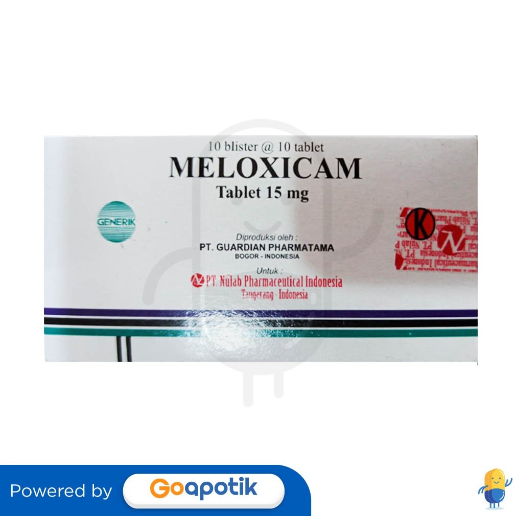 Jual Meloxicam Nulab 15 Mg Box 100 Tablet | Shopee Indonesia