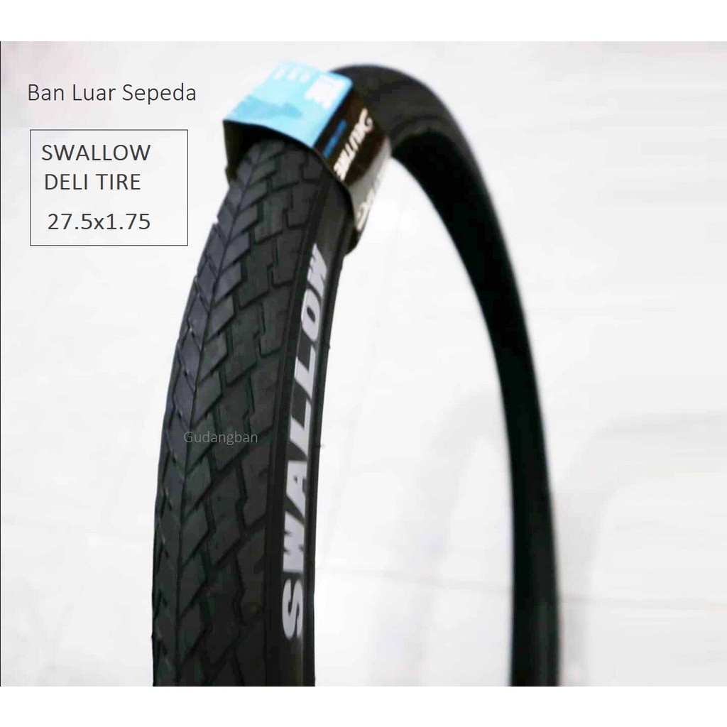 Jual BAN LUAR !!! Sepeda 27.5 x 1.75 HITAM MTB City bike Swallow Deli tire delium 275 x 175 ...