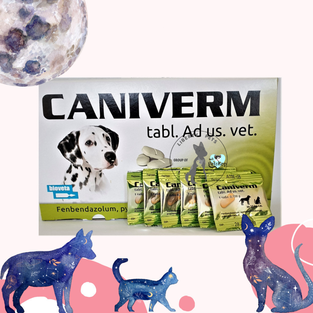 Jual Caniverm Obat Cacing Kucing Anjing (1 Tablet) | Shopee Indonesia