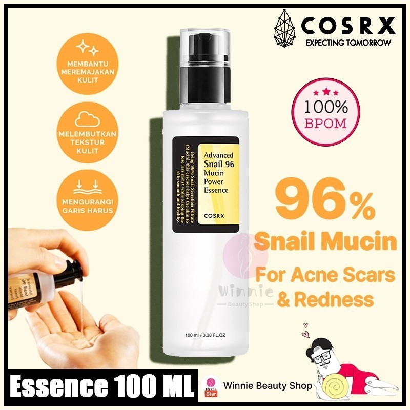Jual COSRX Advanced Snail Mucin 96 Power Essence Skin Care - 100 ML (Esense wajah untuk anti ...