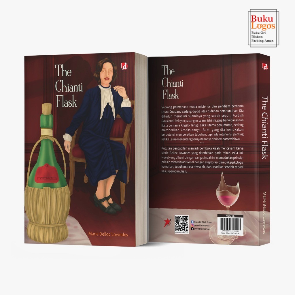 Jual Buku Logos Buku The Chianti Flask Novel Marie Belloc Lowndes Diva Press Shopee