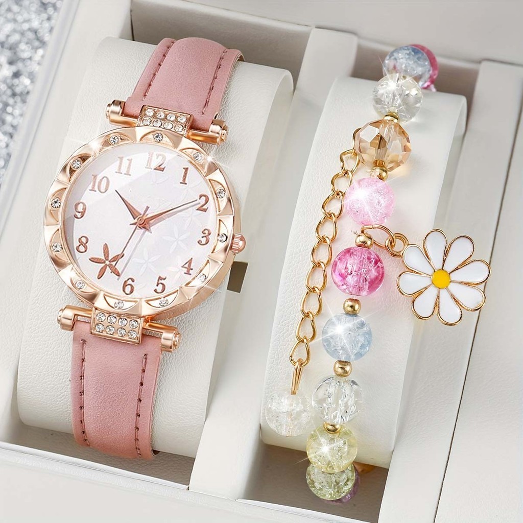 Jual 2PCS Jam Tangan Kuarsa Wanita Bergaya Starfish Putaran Dial ...