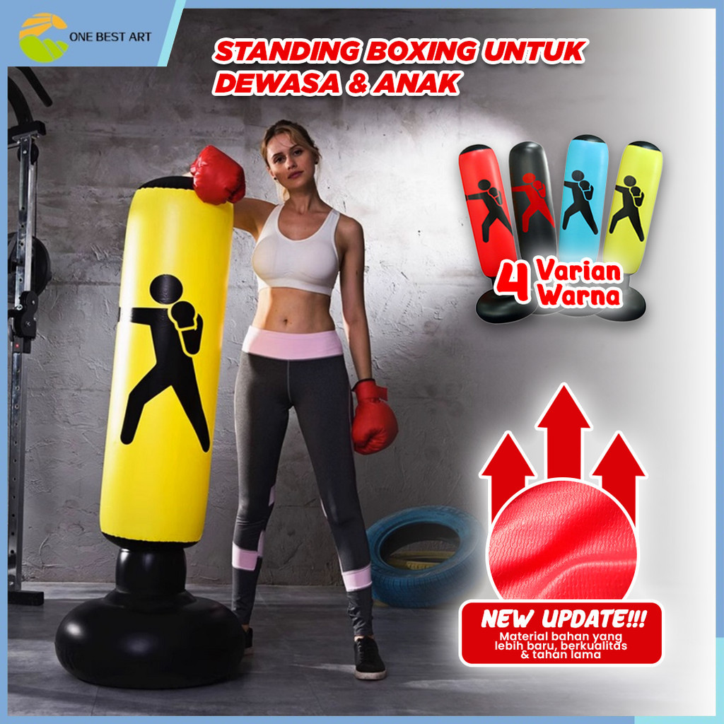 Jual One Best Art - Standing Boxing Angin Tinggi 1.6 Meter Samsak Tinju ...