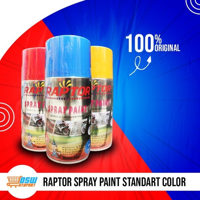 Jual RAPT Spray Paint Cat Semprot Kaleng Isi 300mL Warna Metalic ...
