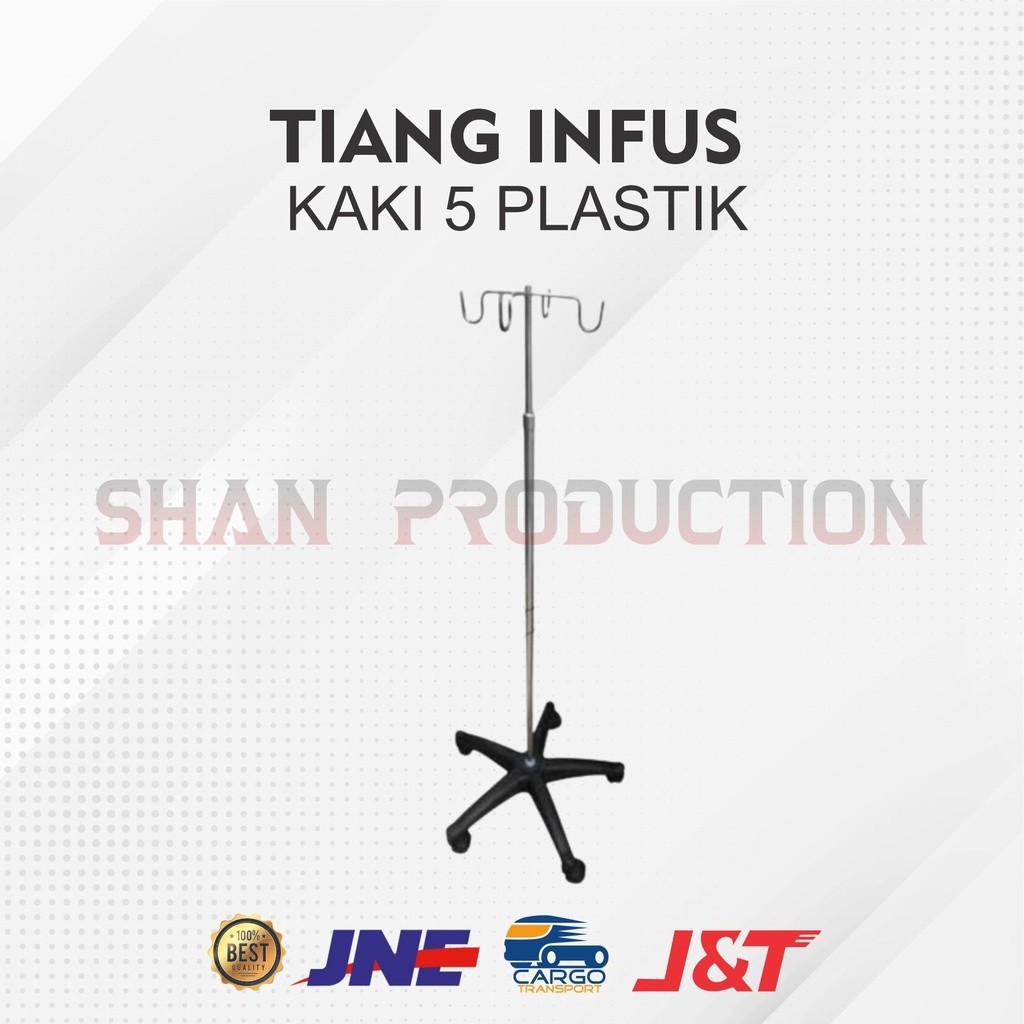 Jual Tiang Infus - Tiang infus kaki 5 Stainless / Kaki Plastik - WINS ...