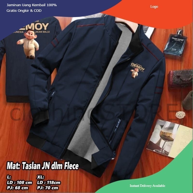 Jual JAKET PRABOWO / 2024 BERSAMA GEMOY / JAKET PARASIT / PRIA WANITA ...
