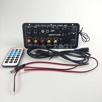 Jual ampli mobil Amplifier Board Audio Bluetooth USB FM Subwoofer DIY ...