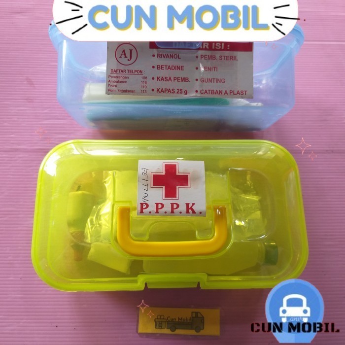 Jual Kotak P3K Kotak Obat Mobil Model Box Plastik Good Quality CUN ...