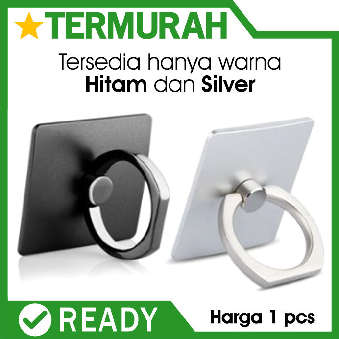 Jual RINGSTAND stand FIBER POLOS plastik RING iRing HOLDER HP stand ...