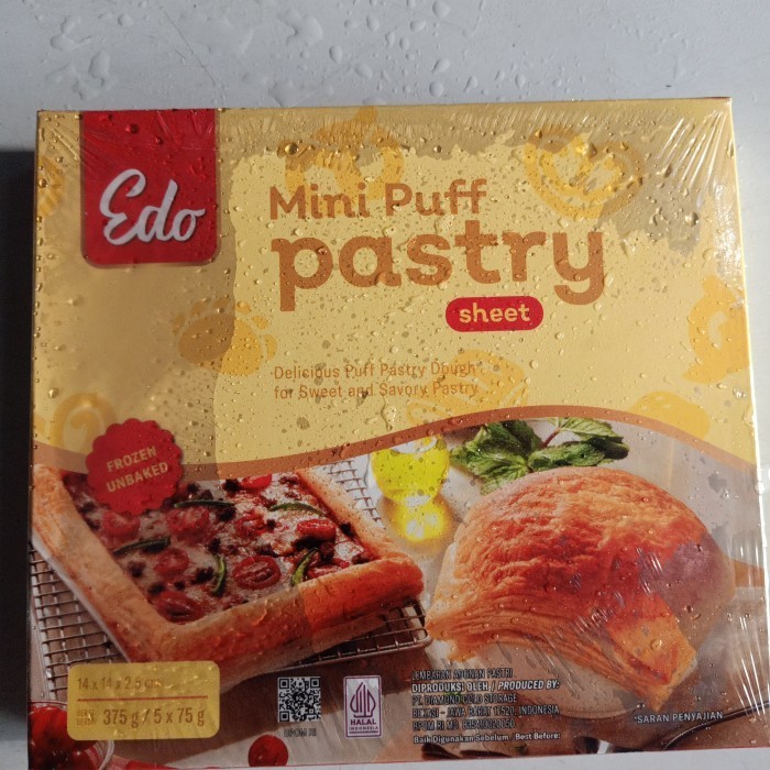 Jual edo mini puff pastry sheet 375gr | Shopee Indonesia