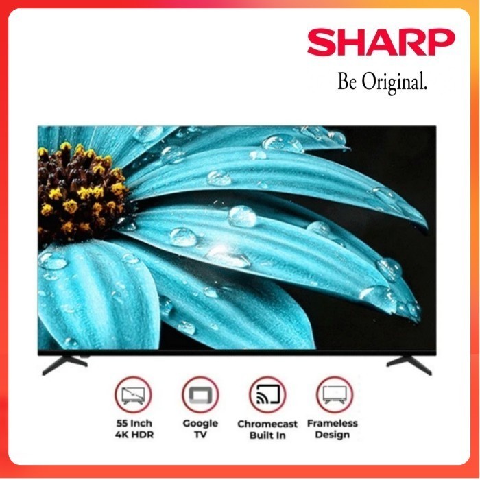 Jual SHARP 4T-C55FJ1X / 55FJ1X / 55FJ1 / C55Fj1 4k Google Tv 55 inch ...