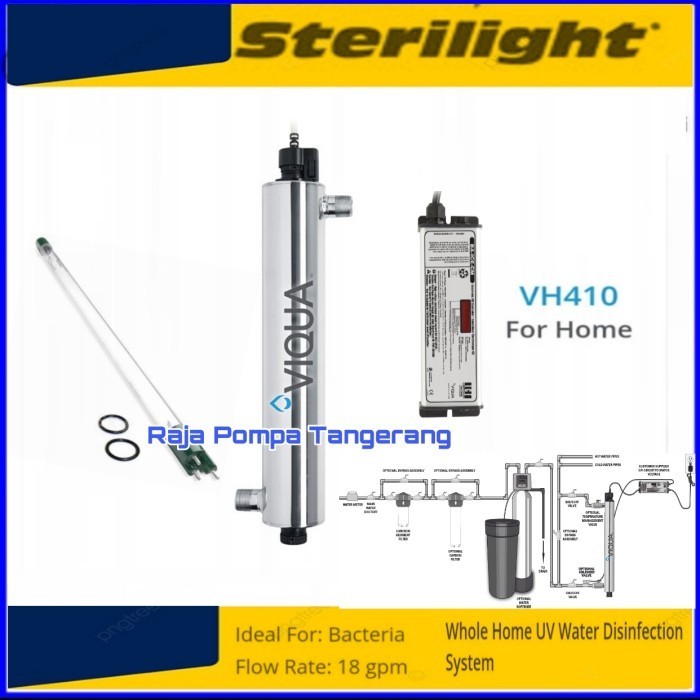 Jual VIQUA UV SYSTEM VH410 18 gpm / 70 lpm | Shopee Indonesia