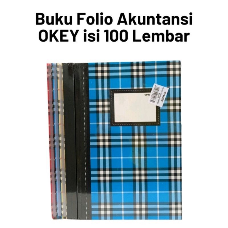 Jual Buku Folio Okey isi 100 Lembar / Buku akutansi / Buku Garda | Shopee Indonesia