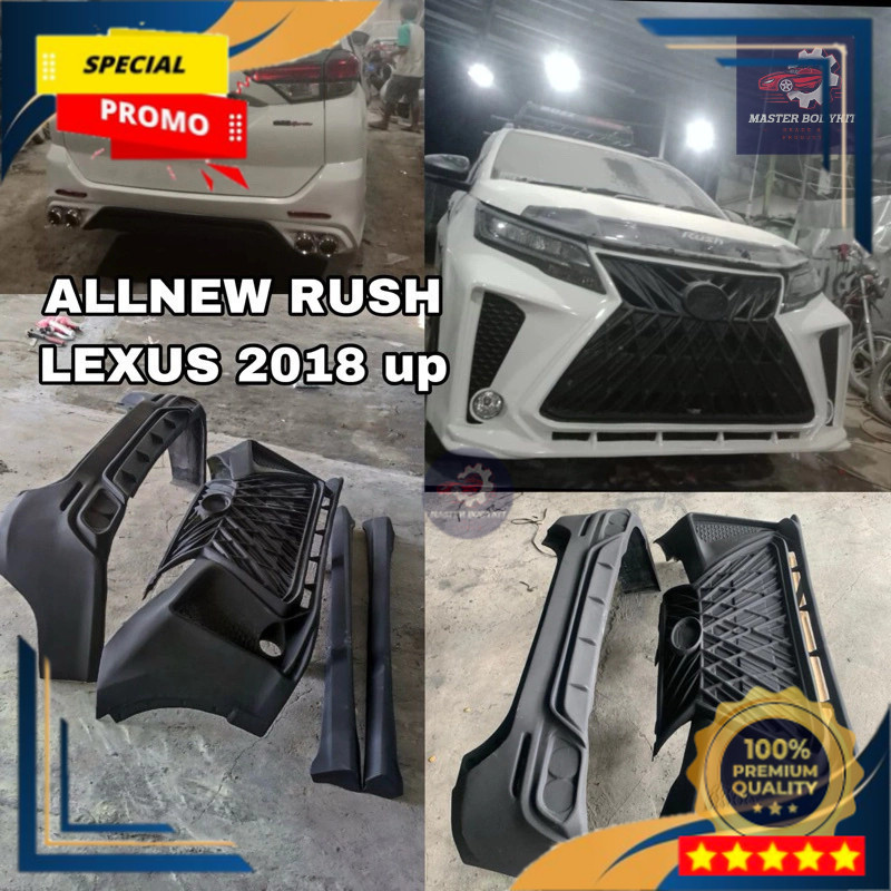 Jual Bemper bodykit Terios lexus bodykit rush terios lexus Kuat-Tebal ...