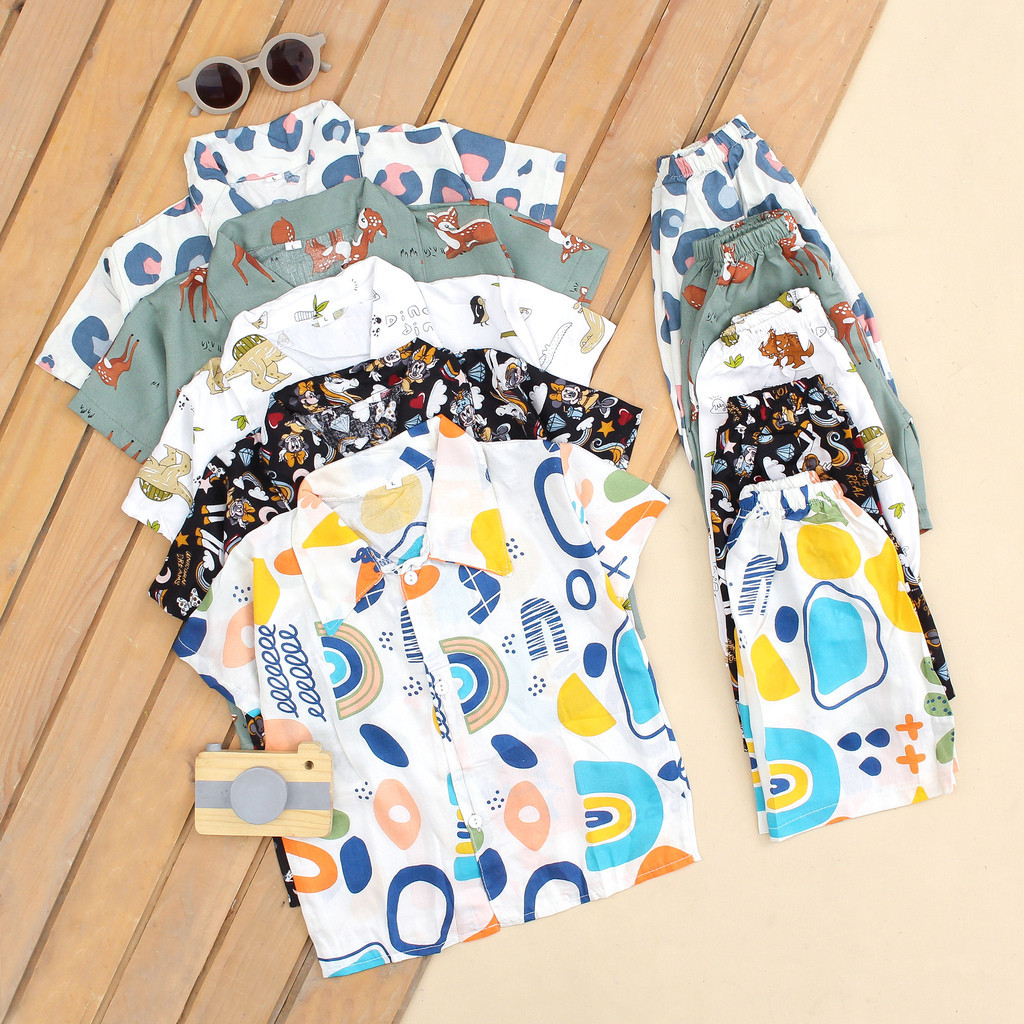 Jual Set Rayon Kids 1-5Th | Setelan Piyama Anak Rayon | Daily Wear ...