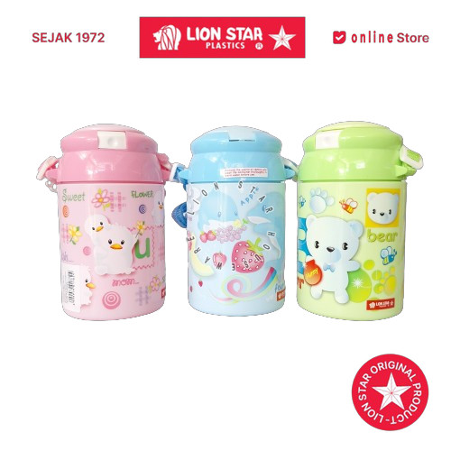 Jual LION STAR Pop Bottle Botol Minum Anak Lucu 500 Ml | Shopee Indonesia