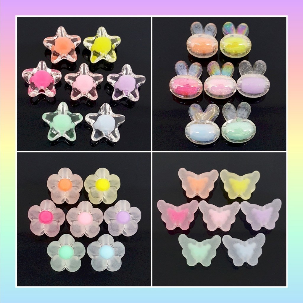 Jual (25gr) Manik Manik Gelang Lucu Korea Aesthetic - DIY Beads - Manik ...