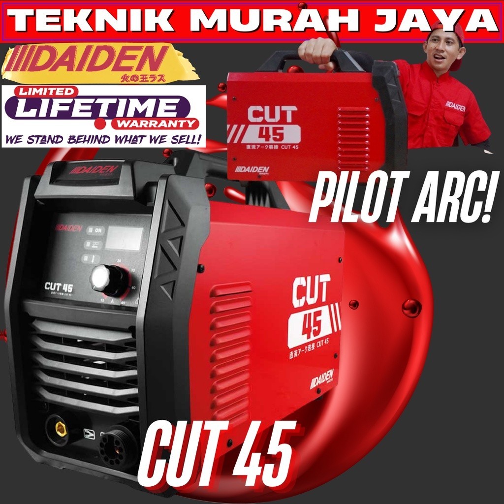 Jual PROMO TOKO BARU DAIDEN Welding Machine CUT 45 Mesin Trafo Las Cutting Plasma CUT45 | Shopee ...