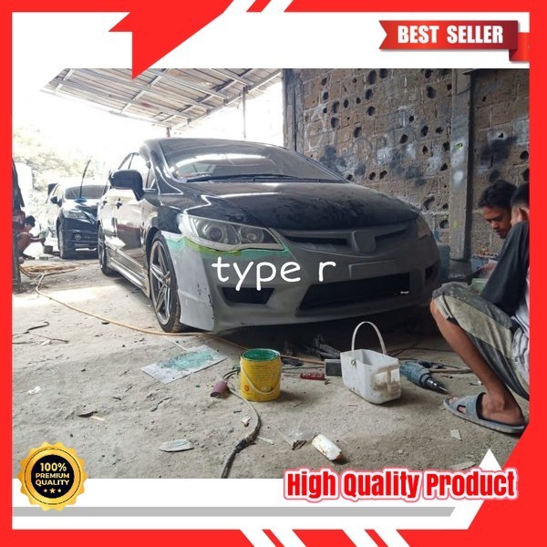 Jual Bodykit honda Civic fd Type R (Fiber Duraflek) | Shopee Indonesia