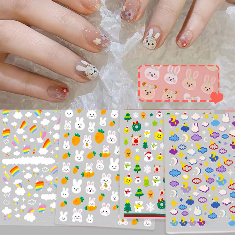 Jual Sticker Kuku Lucu Nail Art Sticker Kuku Anak Anti Air Premium ...