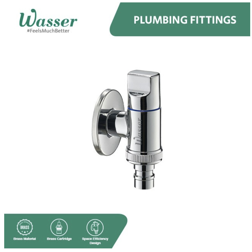 Jual Stop kran dengan sambungan selang Wasser SK-005 | Shopee Indonesia