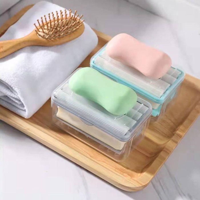 Jual FOAMING SOAP BOX Kotak Sabun Batang Wash Clothes Gadget Portable ...