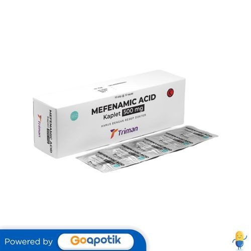 Jual Mefenamic Acid Triman 500 Mg Box 100 Tablet | Shopee Indonesia