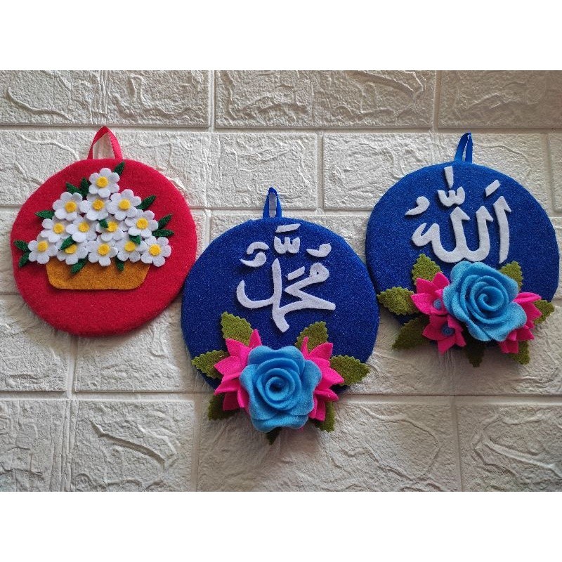 Jual Hiasan Dinding Kain Flanel / Hiasan Pintu / Prakarya / Kerajinan ...